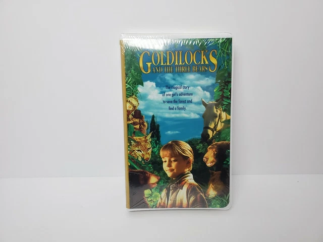 GOLDILOCKS AND THE Three Bears VHS Rare Clam Shell Case Vintage Movie ...
