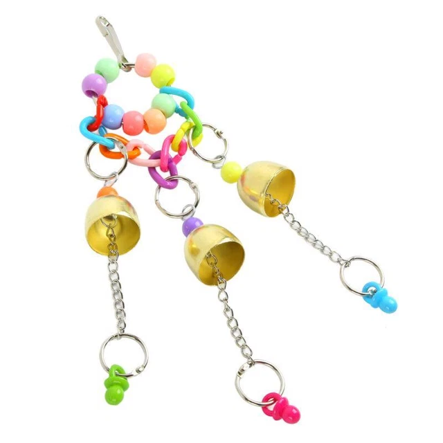 BIRD BELL TOY Safe Healthy Bite Resistant Anxiety Relief Hanging Bird ...
