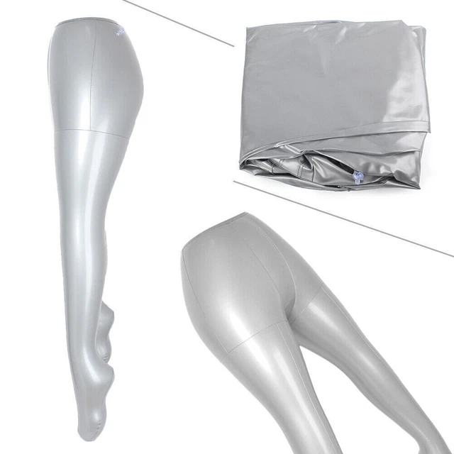 INFLATABLE FEMALE WOMAN Mannequin Dummy Torso Leg Model PVC Display ...