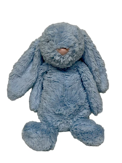 JELLYCAT BASHFUL BLUE Soft Toy Plush Bunny Rabbit 12” Comforter £11.99 ...