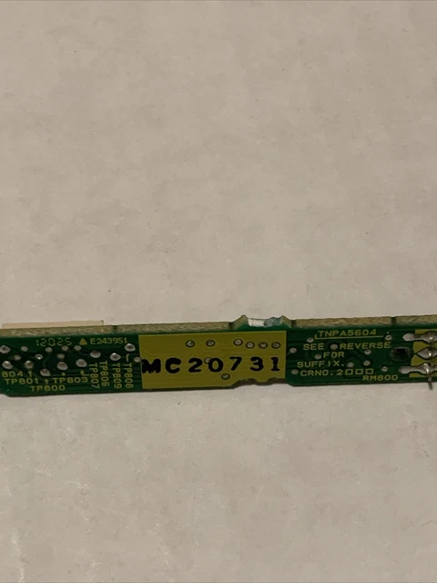 PANASONIC TC-L42E5 IR Sensor Board TNPA5604 $8.86 - PicClick