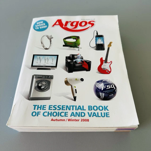 ARGOS CATALOGUE AUTUMN/WINTER 2008 £30.00 - PicClick UK