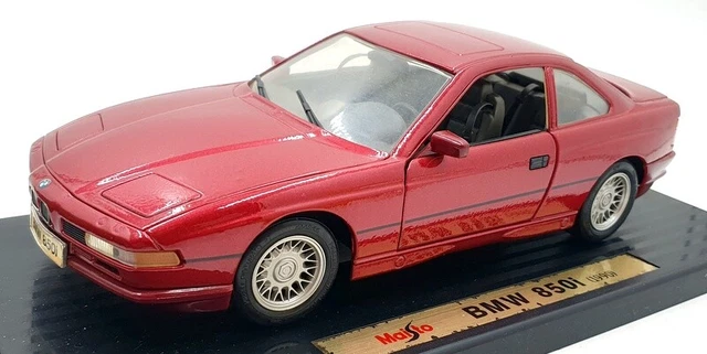 MAISTO 1/18 SCALE Diecast 31805 - BMW 850i 1990 - Red EUR 83,99 - PicClick FR