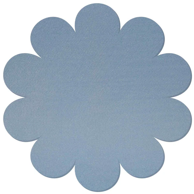 HELLBLAUER FILZ UNTERSETZER Blume V1 - Deko Basteln 3-60 cm EUR 4,39 ...