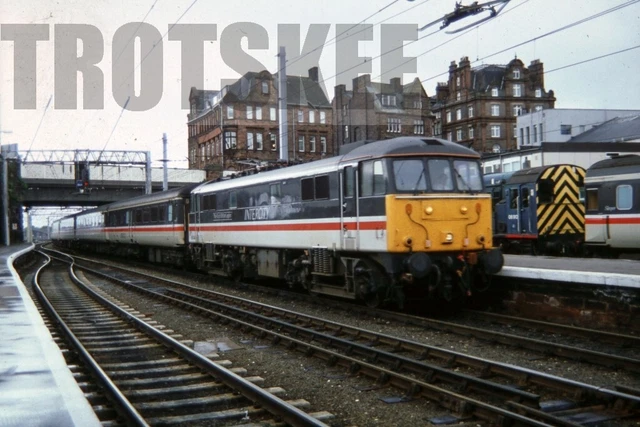 35MM SLIDE BR British Rail Electric Loco 86244 Class 86 Carlisle 1994 ...