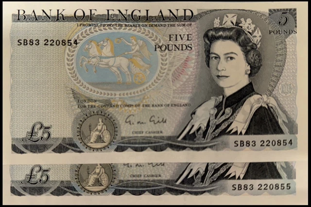OLD PAPER £5 Five Pound Note QUEEN ELIZABETH II £24.00 - PicClick UK