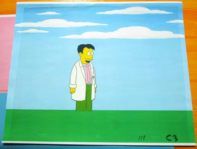 DR NICK FIRST appearance 1991 THE SIMPSONS FOX Original Animation ...