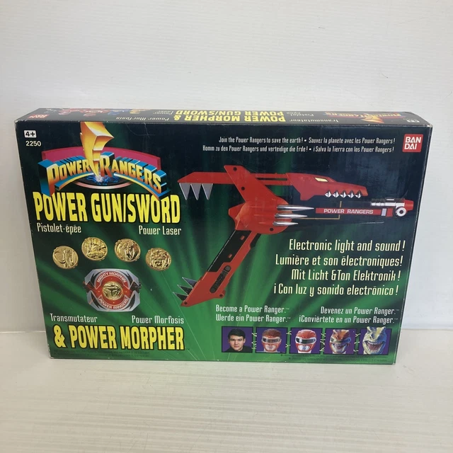BANDAI 1993 MIGHTY Morphin Power Rangers Power Morpher Power Gun ...