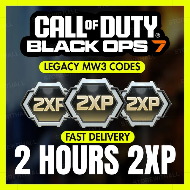 CALL OF DUTY Black Ops 7 (BO7) - 2 Hours 2XP Double XP | MW3 CODES ...