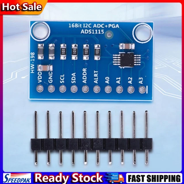 ADS1115 16 BIT I2C ADC Analog-Digital-Wandler für Arduino RPi (alte Version) Hot EUR 3,71 ...