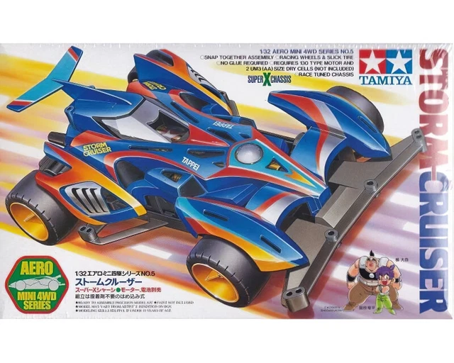 TAMIYA MINI4WD 19605 Aero Storm-Cruiser Super X Chassis Modélisme EUR ...