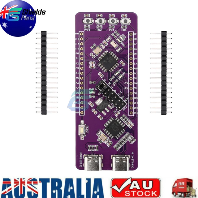 TYPE-C STM32F103C8T6 DEVELOPMENT Board ST-LINK V2 Simulator Download ...