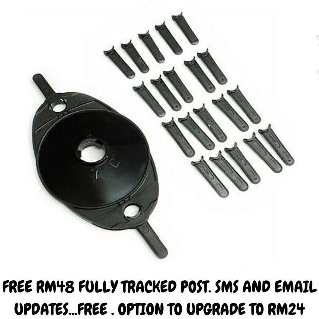 FLYMO CUTTING Disc With 22 Attachments Fits Mow-n-Vac Hover Vac 28 E28 ...