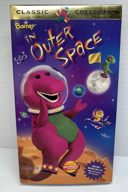 BARNEY & FRIENDS-BARNEY in Outer Space 1998 VHS Tape OOP W/ Original ...