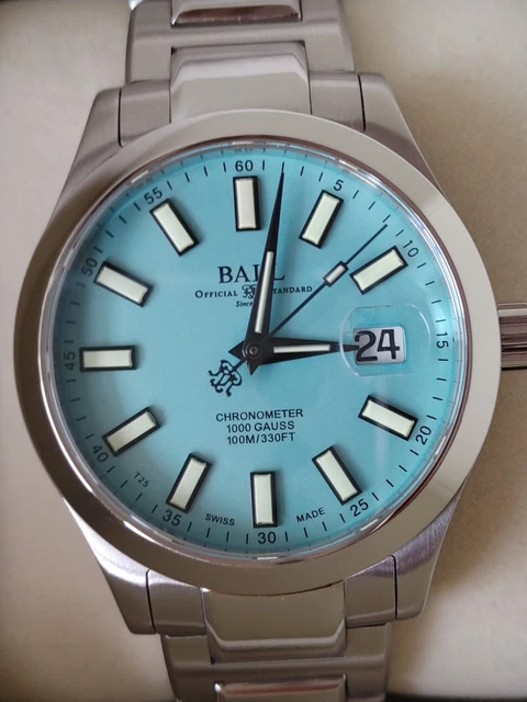 BALL ENGINEER III Marvelight Turquoise Dial Limited Edition 40mm $3,088 ...