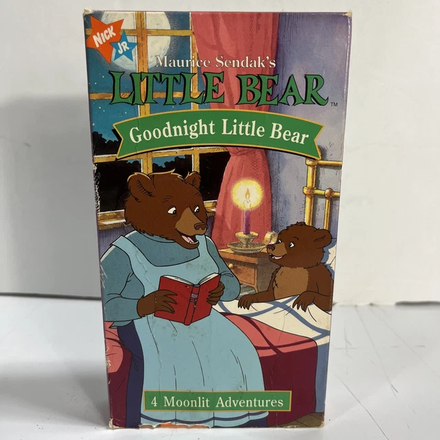 NICK JR LITTLE Bear Goodnight VHS Video Tape orange tape £6.65 ...