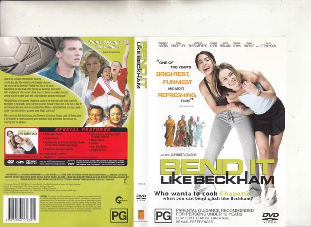 BEND IT LIKE Beckham-2002-[Parminder Nagra]-Icon Home Ent-Movie IHE-DVD ...