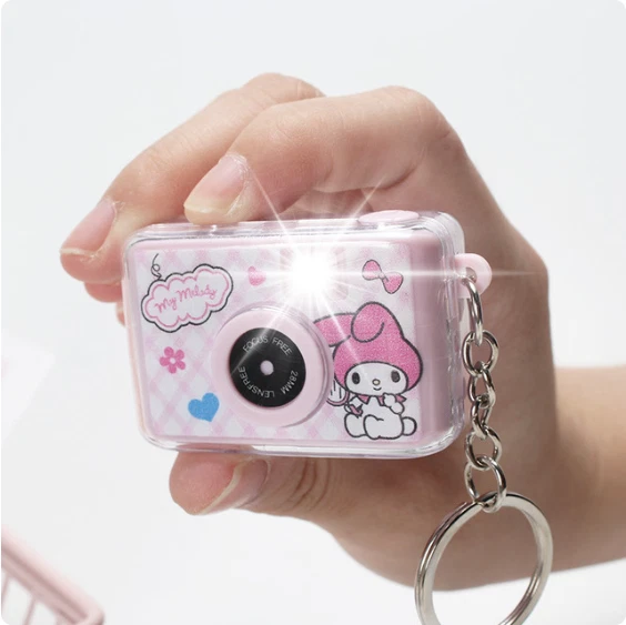 KAWAII GLOWING CARTOON Sanro Camera Keychain My Melody Mini Camera ...
