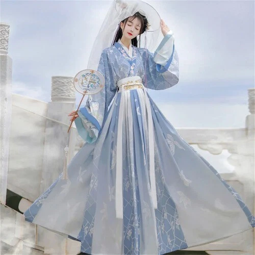 CHINESE HANFU DRESS Women Ancient Traditional Hanfu Set Carnival ...