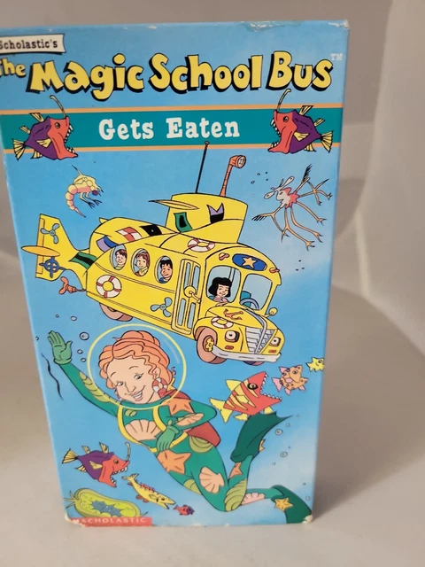SCHOLASTIC’S THE MAGIC School Bus Gets Eaten VHS Video Tape PBS Kids ...
