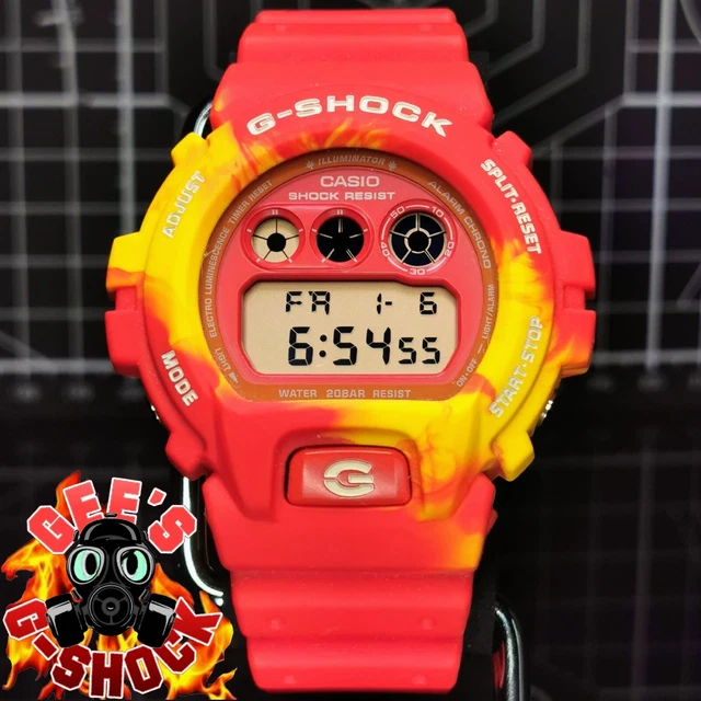 CASIO G-SHOCK DW-6900 Orange Yellow KYO MOMIJI Japan Exclusive DW ...