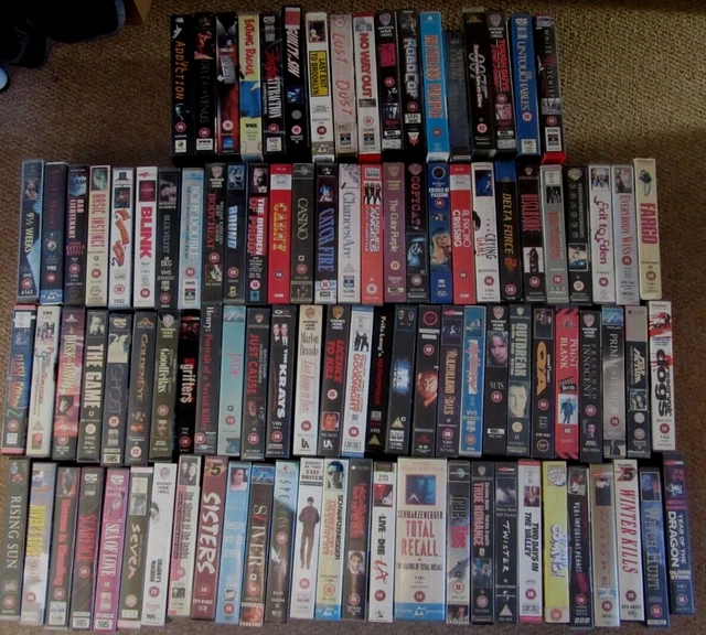 MAKE A BUNDLE of cheap VHS Videos incl ex rental pre cert ADD UP TO ...