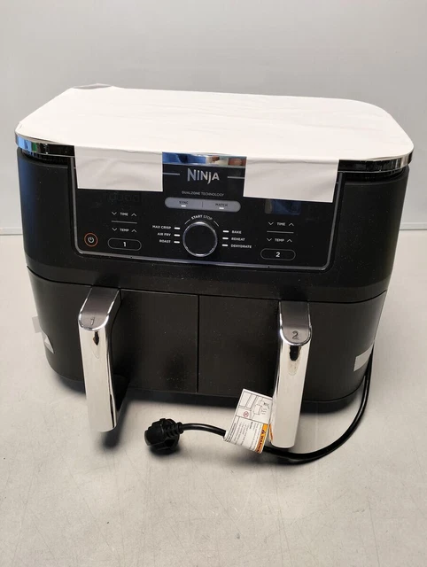 NINJA FOODI MAX Dual Zone Digitale Heißluftfritteuse, 9,5L Airfryer, 2 ...