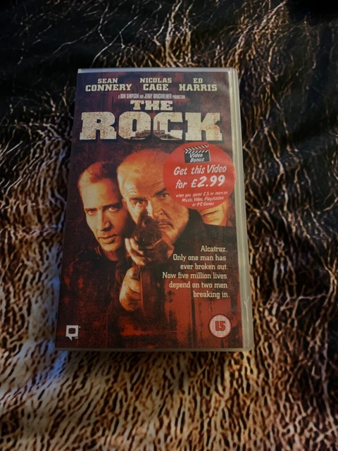 THE ROCK (VHS/SUR, 1997) Nicolas cage and Sean Connery £1.75 - PicClick UK