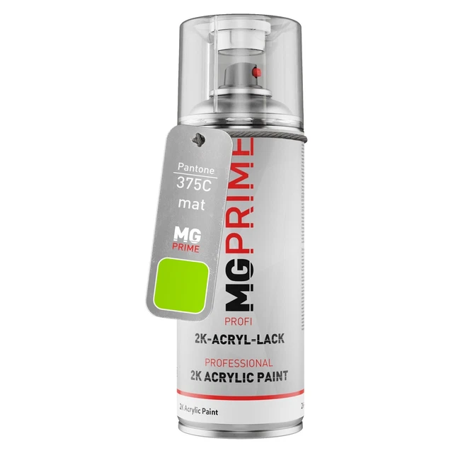 PANTONE 375C GREEN mat acrylique bombe aérosol 2C 400ml séchage rapide ...
