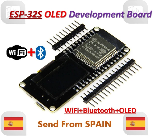 LOLIN ESP32 OLED Wemos Module Wifi+Bluetooth ESP-WROOM-32 ESP-32 ESP ...