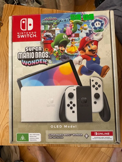 NINTENDO SWITCH OLED Model - Super Mario Bros Wonder Box with insert ...