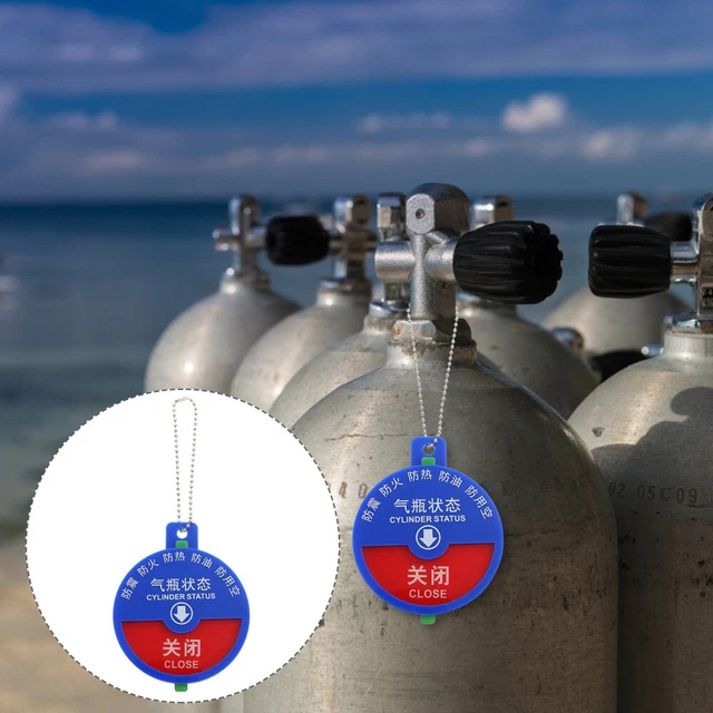 HOSPITAL TANK SIGNAGE Oxygen Cylinder Status Identification £7.58 ...