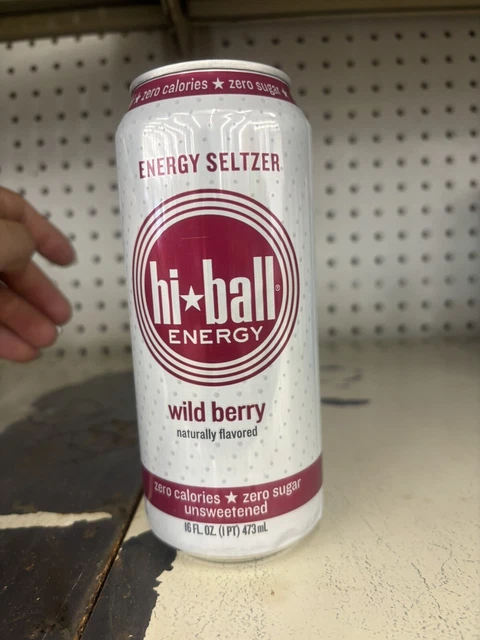 HIBALL ENERGY SELTZER Caffeinated Wild Berry Vitamin B12 Exp 23 May ...