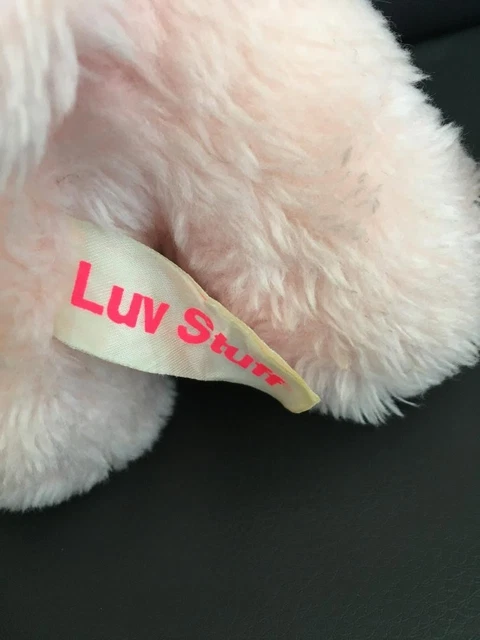 VINTAGE RUSS LUV Pets Pink Elephant Soft Stuffed Plush Toy Animal £4.99 ...
