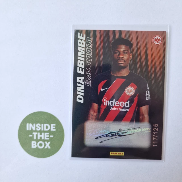 EBIMBE EINTRACHT PANINI 2023 24 Frankfurt Collection Junior Auto ...