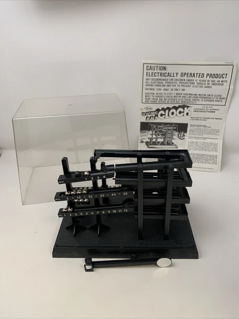 VTG 1978 ARROW Handicraft Electric Rolling Ball Clock Model 675 Parts ...