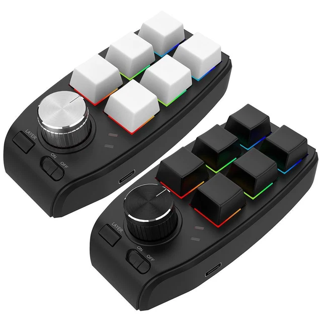 DIY GAME KEYPAD Programable OSU 6-Key Keyboard Gamepad RGB Cherry ...