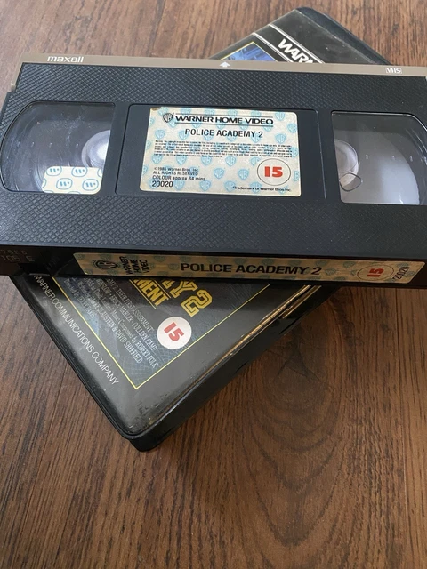 POLICE ACADEMY 2 Ex Rental VHS Warner Bros Big Box 1985 £21.50 ...