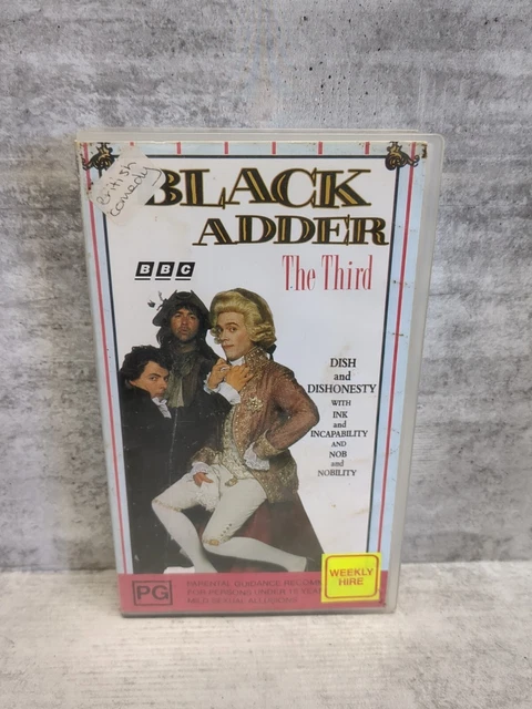 BLACK ADDER LLL Dish And Dishonesty VHS Movie Video Cassette Tape EUR ...