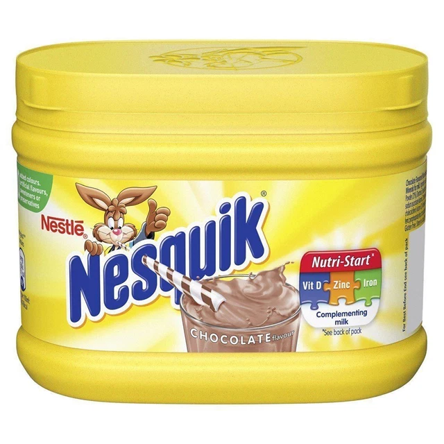 NESTLE NESQUIK CHOCOLATE Flavour Milkshake Powder 300g pack of 10 £26. ...
