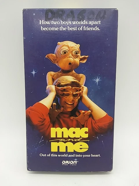 MAC AND ME Original VHS Video Tape Release Orion Home Pre Owned Vintage ...