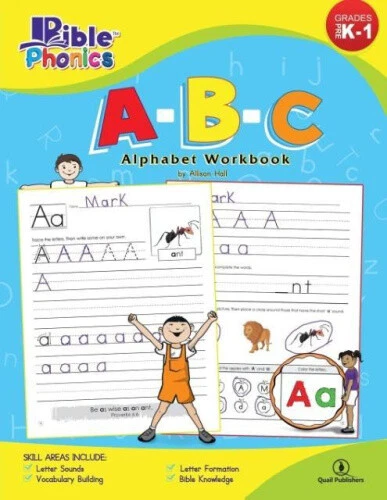 BIBLE PHONICS: A-B-C Alphabet Workbook (Bible Phonics) by Allison C ...