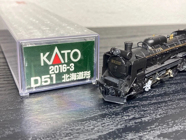 KATO D51 HOKKAIDO 2016-3 Steam Locomotive Model, Used, Runs Well £156. ...