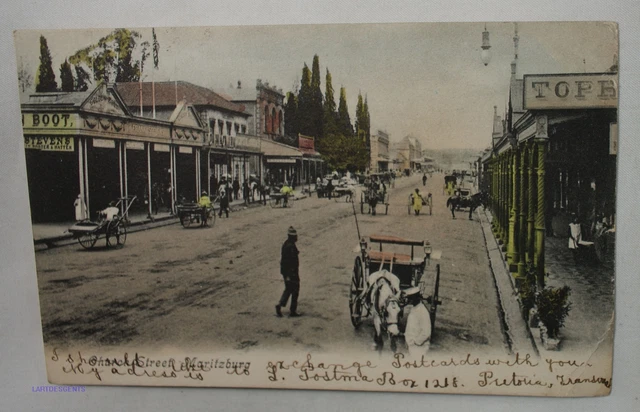 (FR1) CPA SOUTH Africa, Church Street in PMB Pietermaritzburg 1906 ...