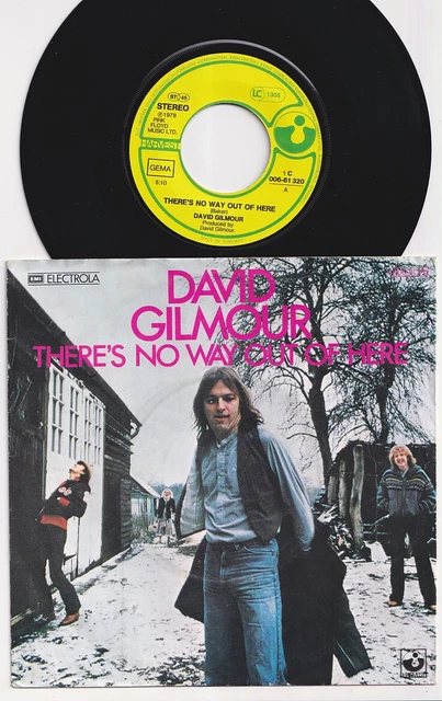 DAVID GILMOUR * PINK FLOYD * 1978 GERMANY 45 * PROG * Listen! $42.25 ...