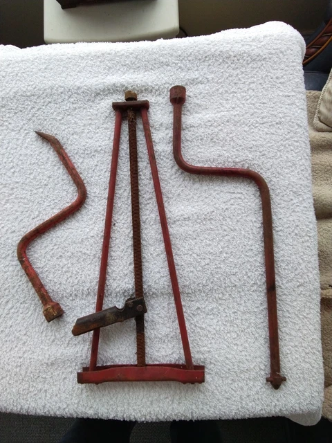 MORRIS MINOR AUSTIN A30/A35 Frogeye Sprite Jack, Wheel Brace/Hub Cap ...