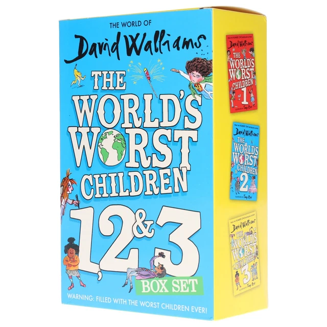 THE WORLD'S WORST Children Series by David Walliams 3 Books Set - Ages ...
