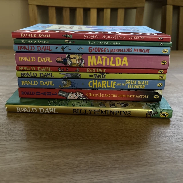 ROALD DAHL BOOK x9 Collection Bundle Matilda The Twits Esio Trot ...
