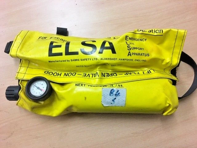 ELSA SABRE EMERGENCY Life Support Fire Fighting Apparatus 4220-99-545 ...