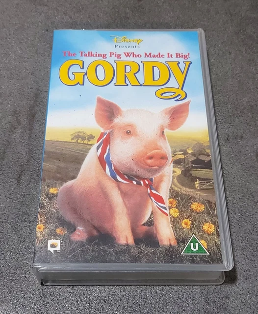 GORDY - THE talking Pig - VHS Video Tape - Disney Comedy £2.00 ...